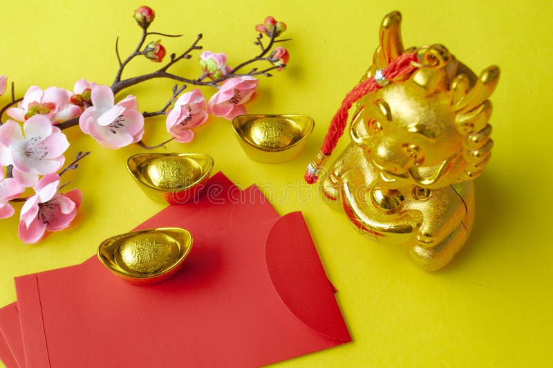 Chinese New Year Decoration Representing Prosperity and Wealth.Chinese ...
