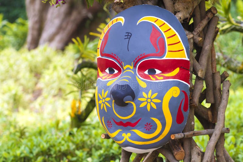 Chinese New Year Mask stock photo. Image of moon, asian - 38457002