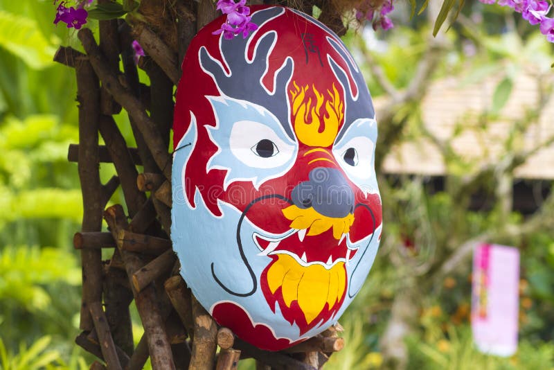 Chinese New Year Mask stock photo. Image of carnival - 38457382