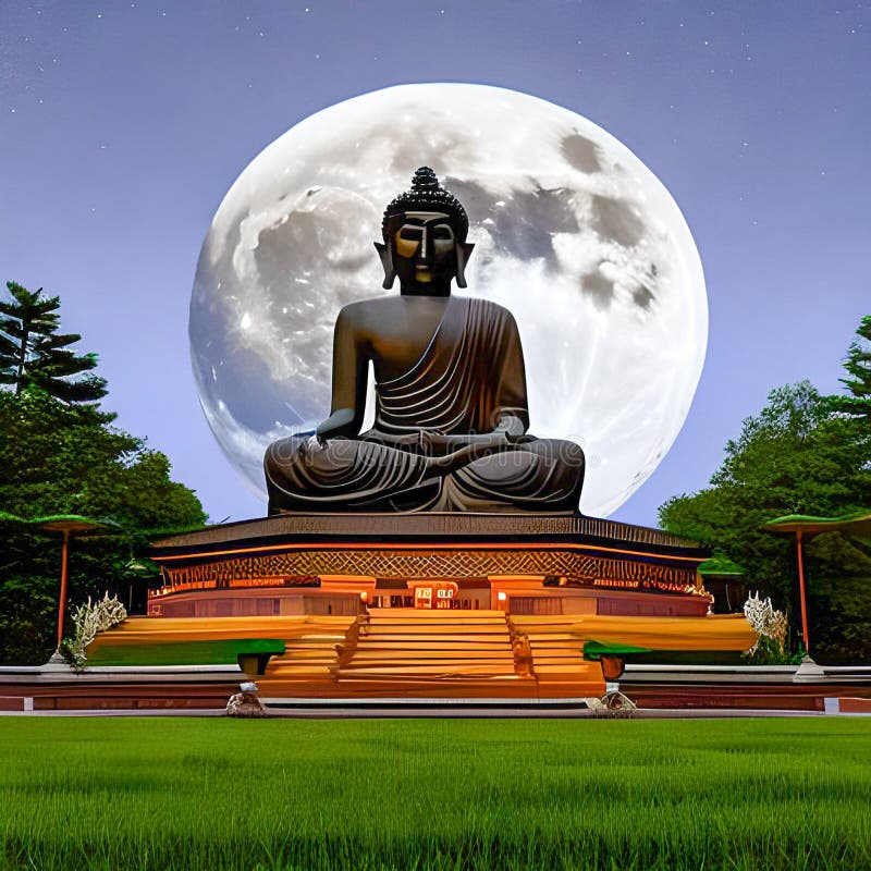 Chinese New Year Night of the New Moon Stock Illustration ...