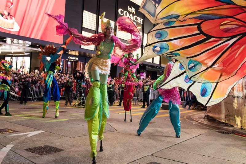 Chinese New Year Night Parade Editorial Image - Image of cathay, parade ...