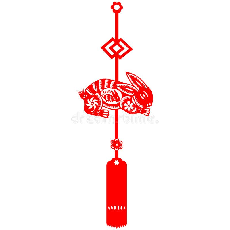 Chinese New Year Rabbit Holding 2011 Stock Illustration - Illustration ...