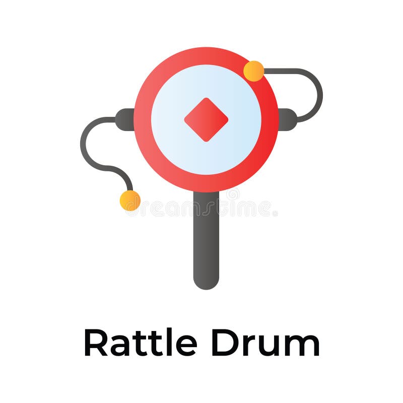 Chinese New Year Rattle Drum Vector Design, Up for Premium Use Stock ...