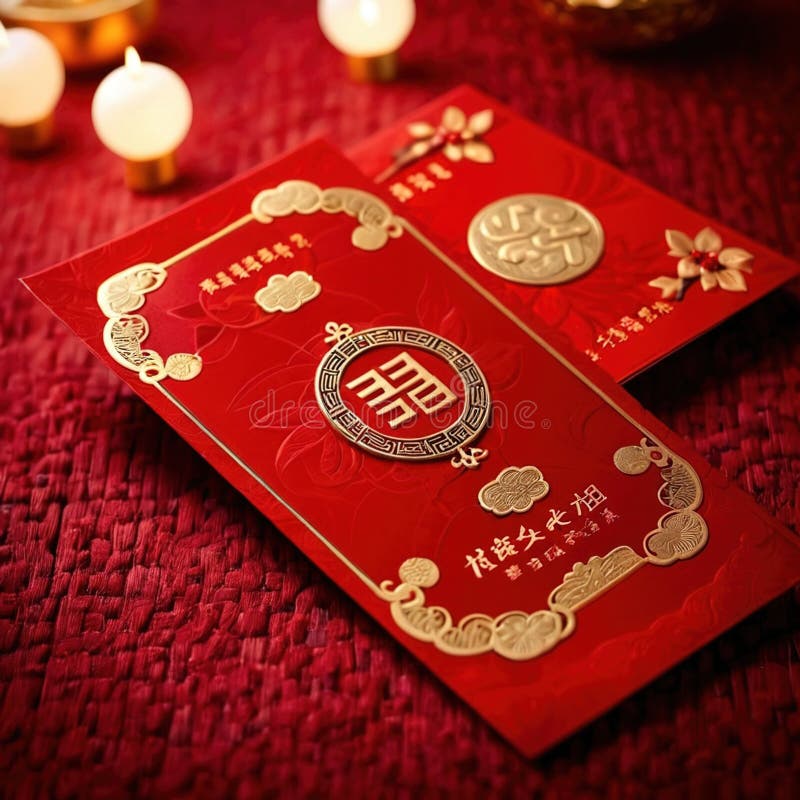 Chinese New Year Red Packet for Gift of Money for Fortune and Luck ... Chinese New Year Red Packet for Gift of Money for Fortune and Luck ...
