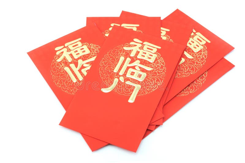 Chinese New Year Red Packets Stock Image - Image of holiday, bank: 66431761