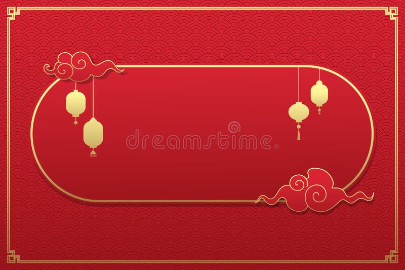 Chinese New Year Template Background Stock Illustrations – 14,448 ...