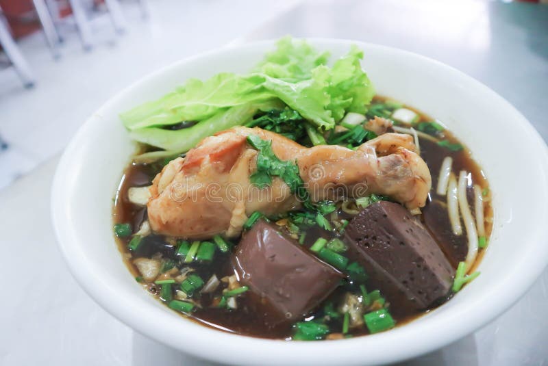 Chinese Noodles or Chicken Noodles Stock Image - Image of soup, cuisine ...