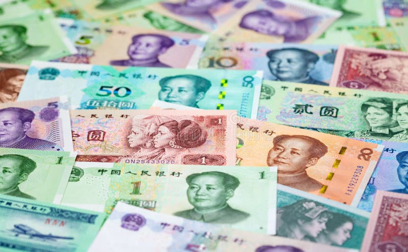 Chinese notes stock photo. Image of bank, note, exchange - 267849380