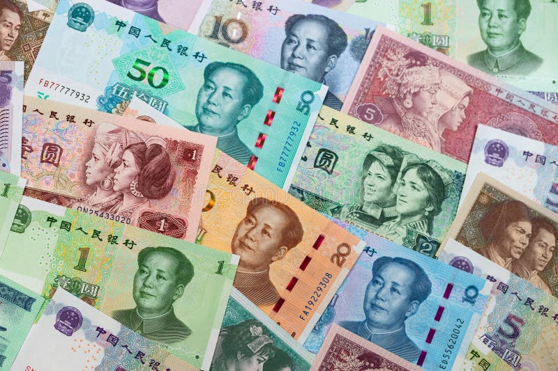 Chinese notes stock image. Image of commerce, bank, china - 319772681