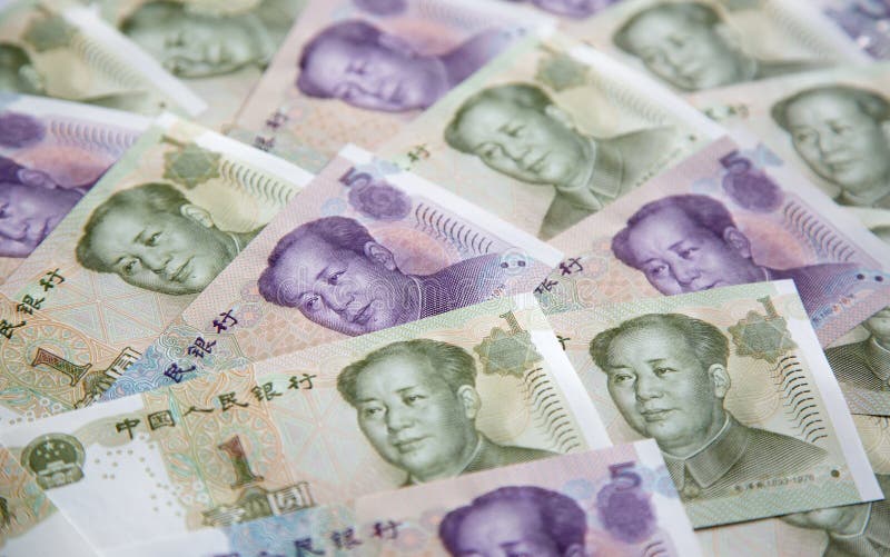 Chinese notes stock image. Image of market, inflation - 93749035