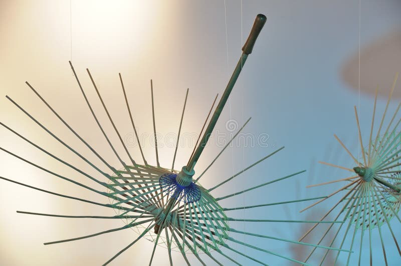 Chinese Oil-paper Umbrella Skeleton Stock Photo - Image of skeleton ...