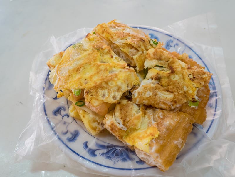 Chinese Omelet with Fried Bread Stick Stock Photo - Image of asia ...