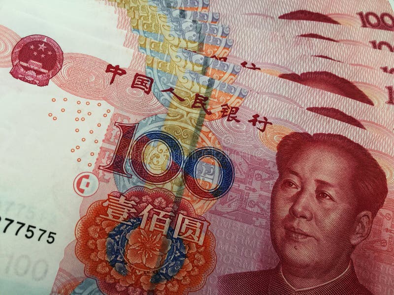 Chinese RMB Yuan banknotes stock image. Image of asset - 202425723