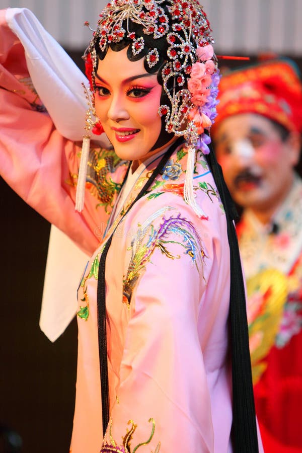 Chinese Opera Woman Portrait Stock Photo - Image of opera, culture ...
