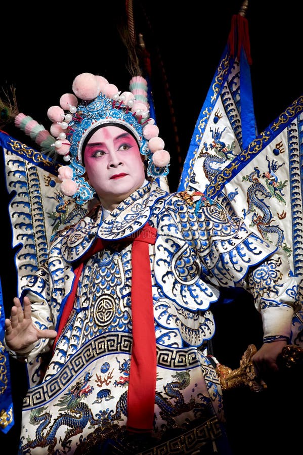 Chinese Opera Actor Performs On Stage Editorial Photography - Image of ...