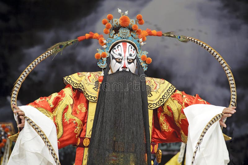 Chinese Opera Actor with Traditional Costume Stock Image - Image of ...