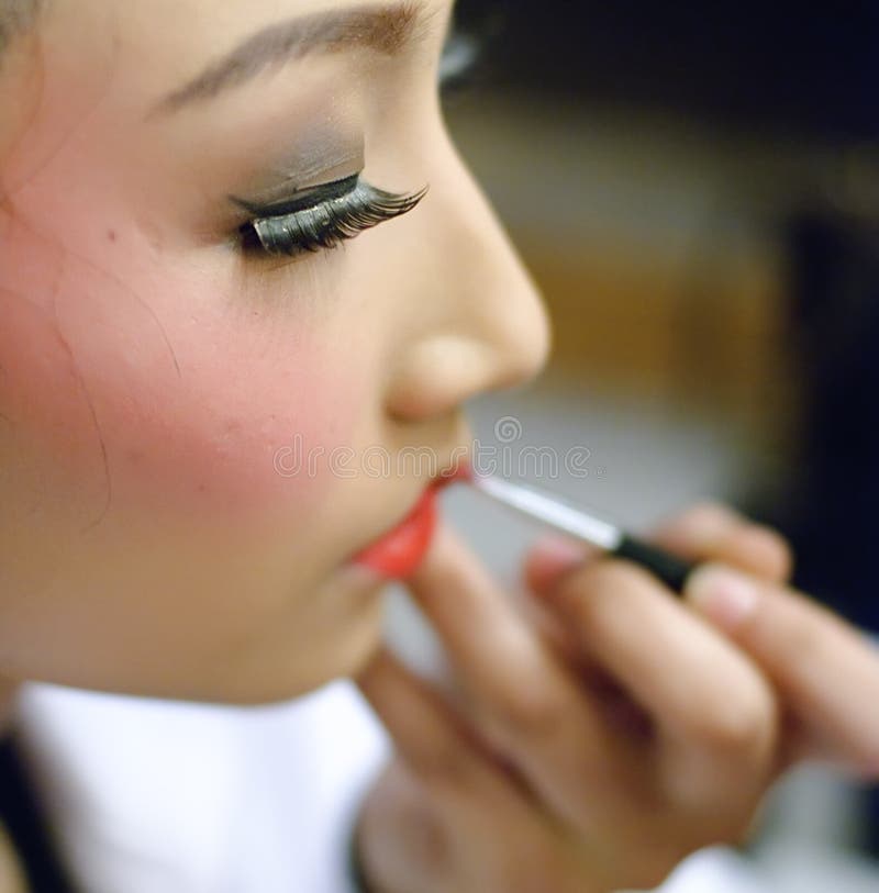 Chinese opera face stock illustration. Illustration of actor - 5091018