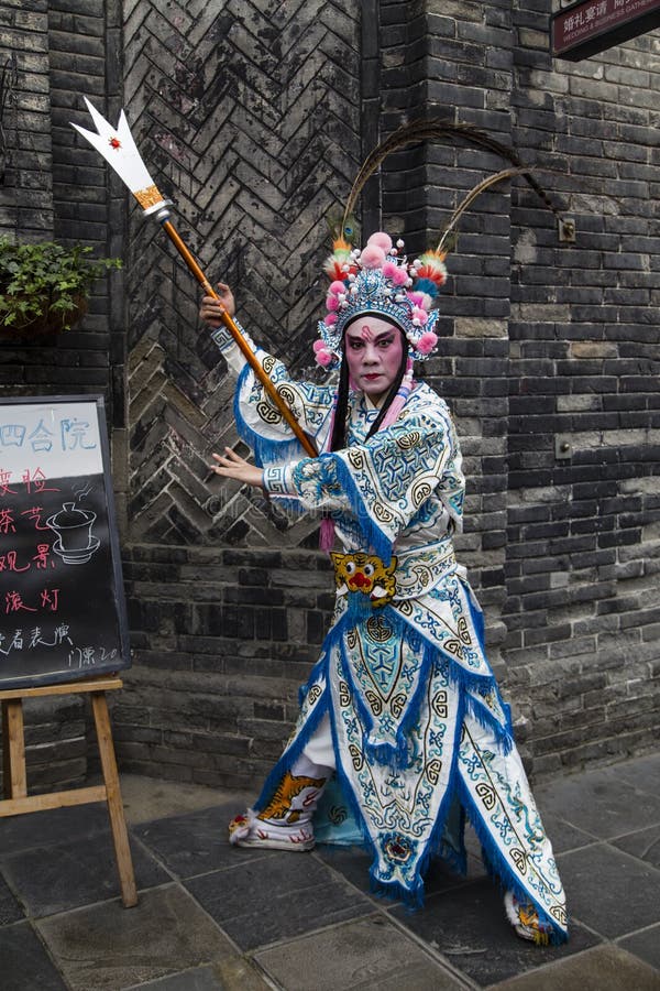 Chinese Opera Figure in Chengdu,china Editorial Stock Image - Image of ...