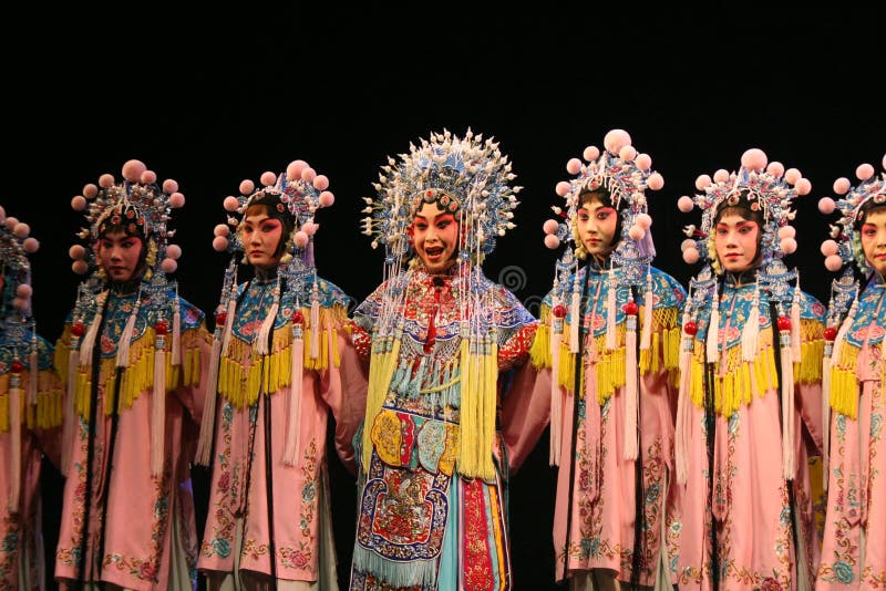 Chinese Opera, Group of Actors Editorial Photo - Image of chinese ...