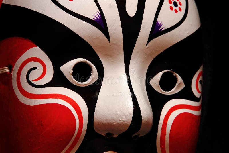 Chinese opera mask stock photo. Image of custom, festival - 14739962