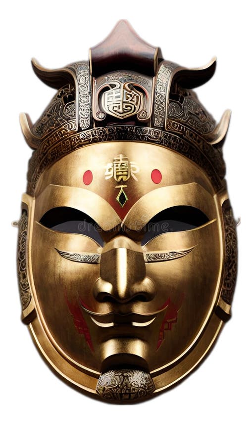 Chinese Opera Mask Illustration Artificial Intelligence Artwork ...
