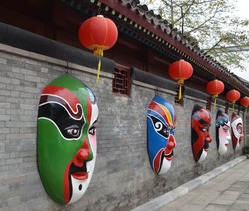 Chinese opera mask stock photo. Image of traditional - 20712288