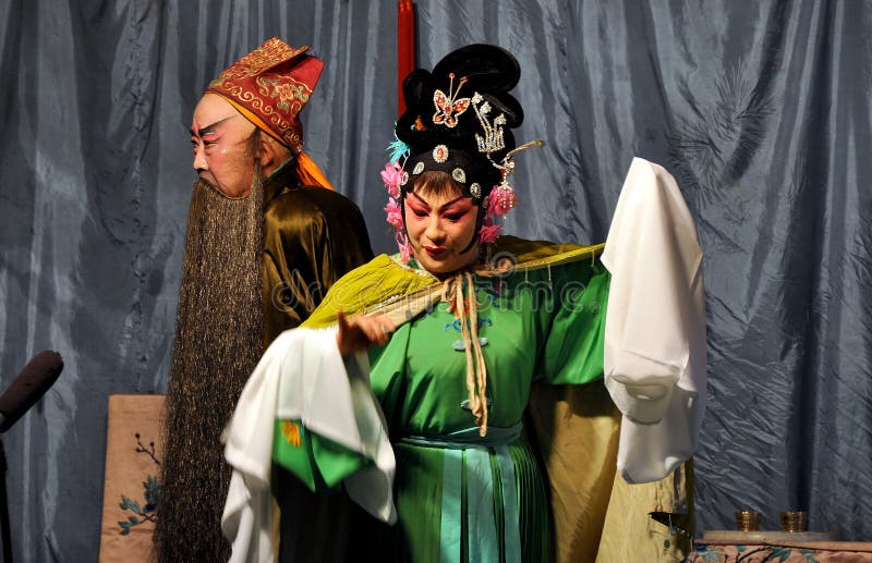 Chinese Opera Performers editorial photo. Image of performing - 21896381