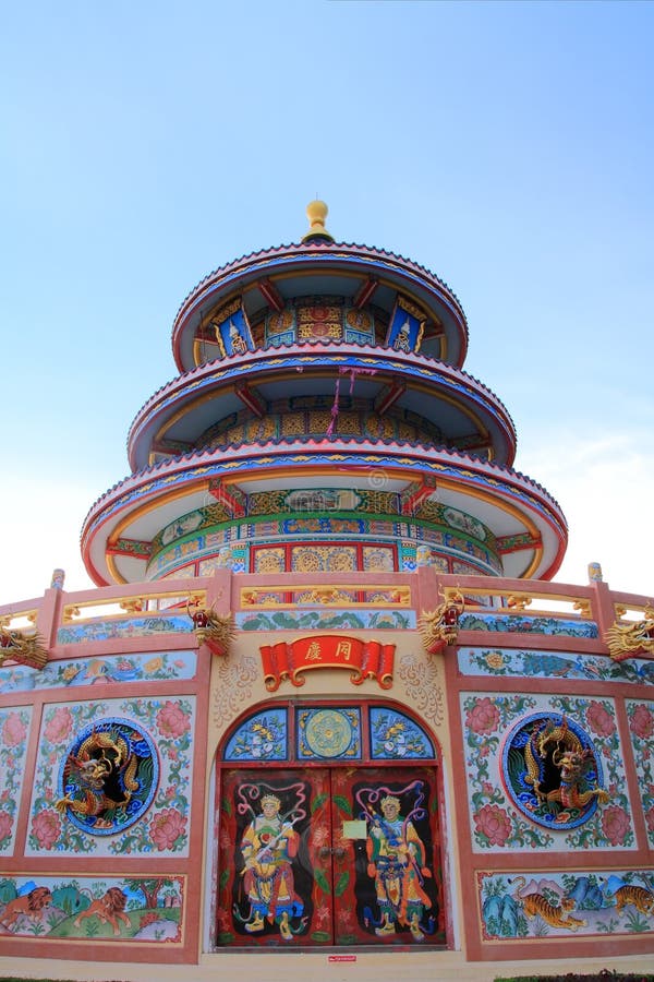 Chinese pagoda stock image. Image of temple, asia, traditional - 24987885