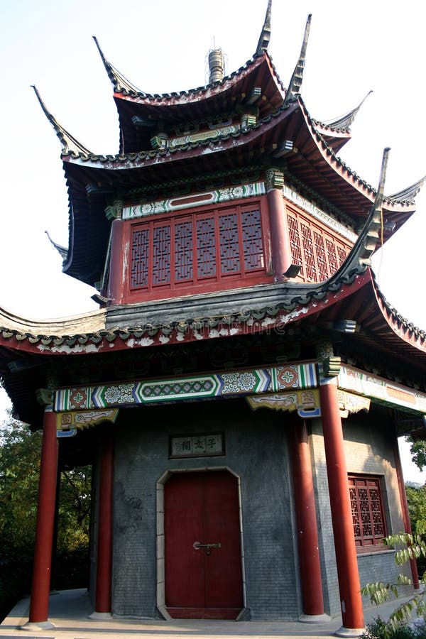 Chinese pagoda stock photo. Image of entrance, building - 4264912