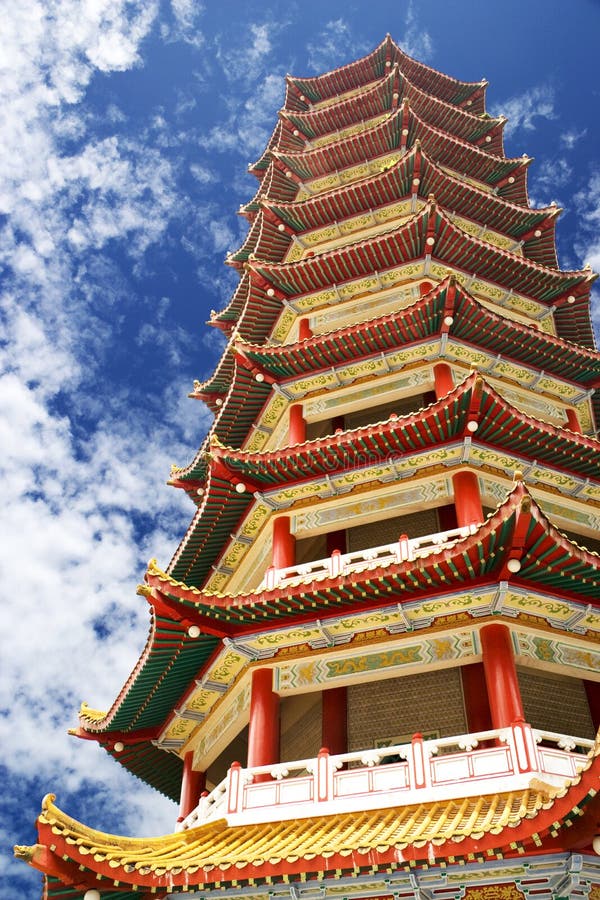 Chinese Pagoda stock photo. Image of chinese, buddha, religious - 7552298