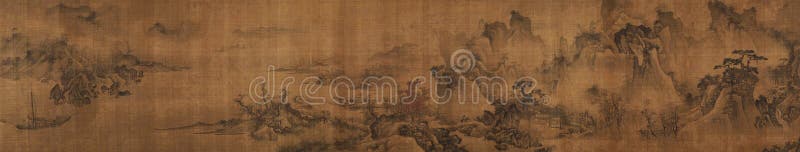 Chinese Traditional Ink Painting Stock Image - Image of style ...