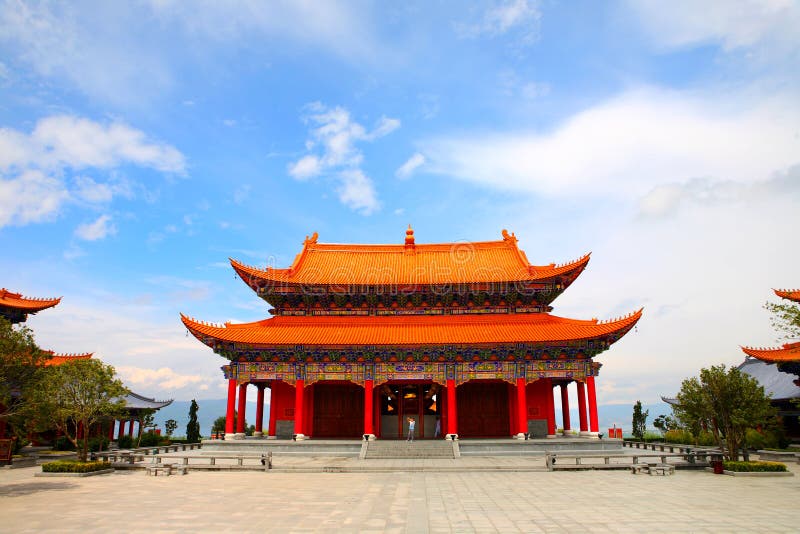 Chinese palace stock image. Image of ornamentation, collonade - 10053075