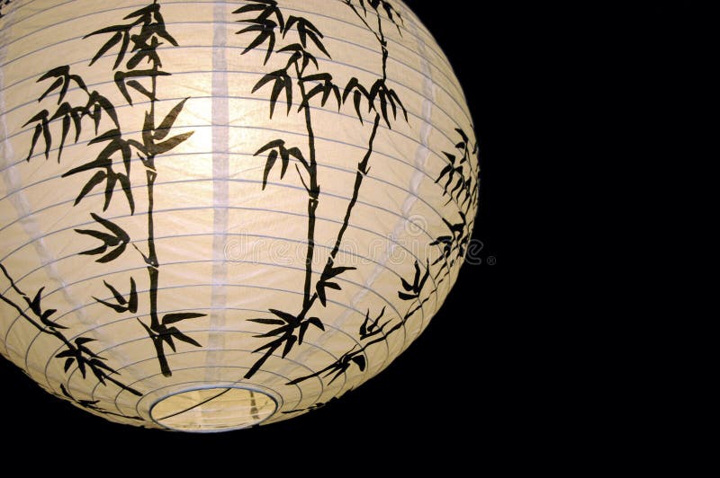 Chinese Paper lamp stock image. Image of paper, bamboo - 3073667