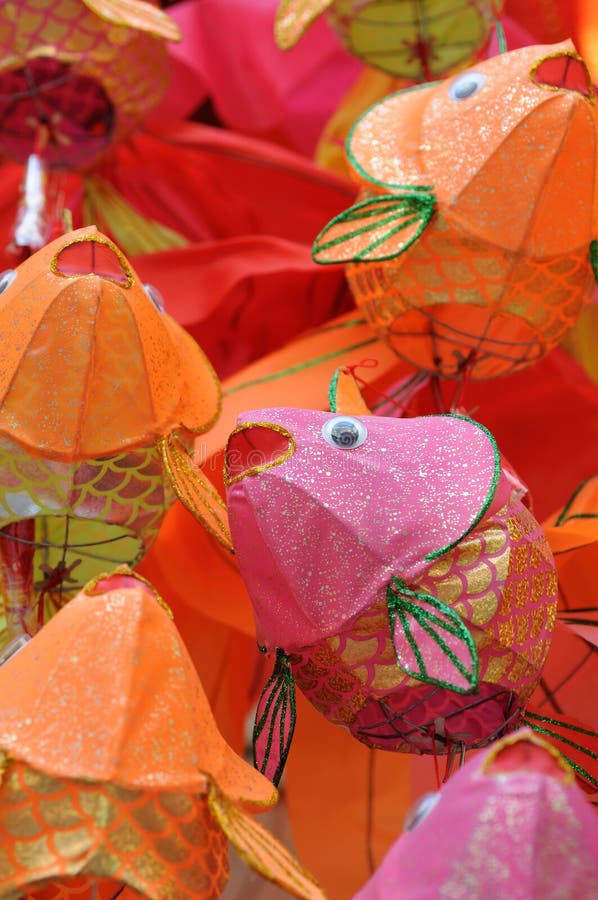 Chinese paper lanterns stock photo. Image of colorful - 16674566