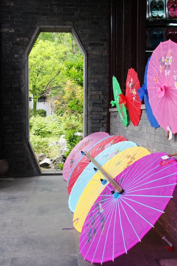 Chinese Parasols stock image. Image of color, bright, oriental - 294221