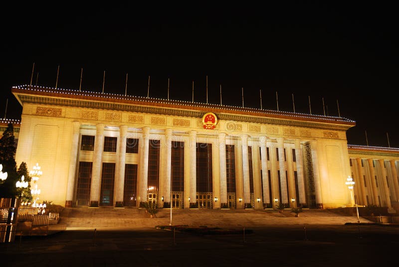 Chinese Parliament Building Stock Photo - Image of history, parliament ...
