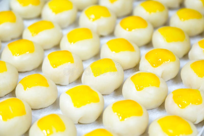 Detail and Close Up Chinese Pastry Moon Cake Stock Photo - Image of ...