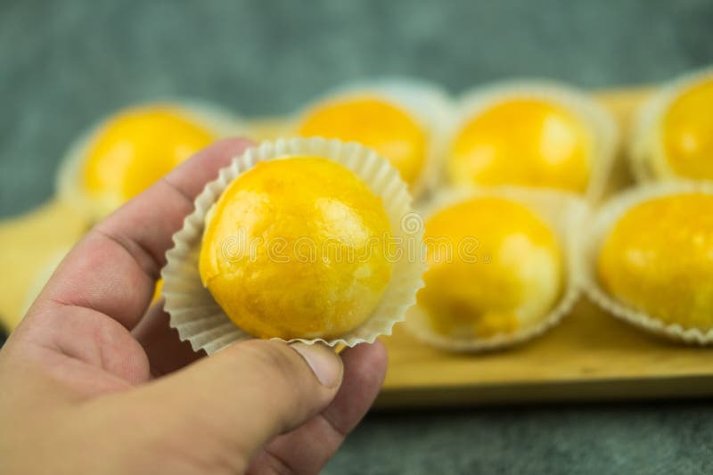 Chinese Pastry, Traditional Dessert Made from Bean, Flour and Egg Stock ...