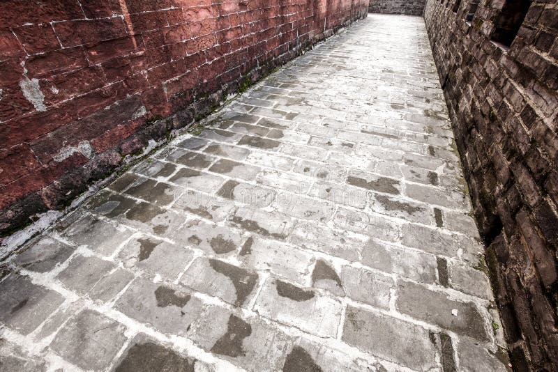 Chinese pathway stock image. Image of wall, path, chinese - 58679739