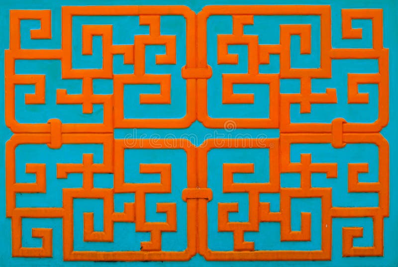 Chinese Pattern Floor Tiles Texture and Seamless Background Stock Photo ...