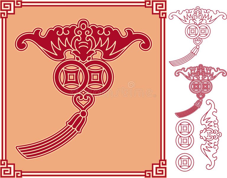 Traditional Chinese Bat Symbol Stock Illustrations – 137 Traditional ...