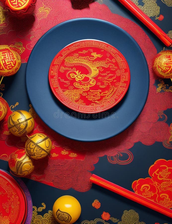 Chinese pattern decoration stock illustration. Illustration of ...