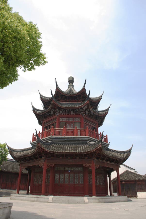 Chinese pavilion stock image. Image of style, building - 14194769