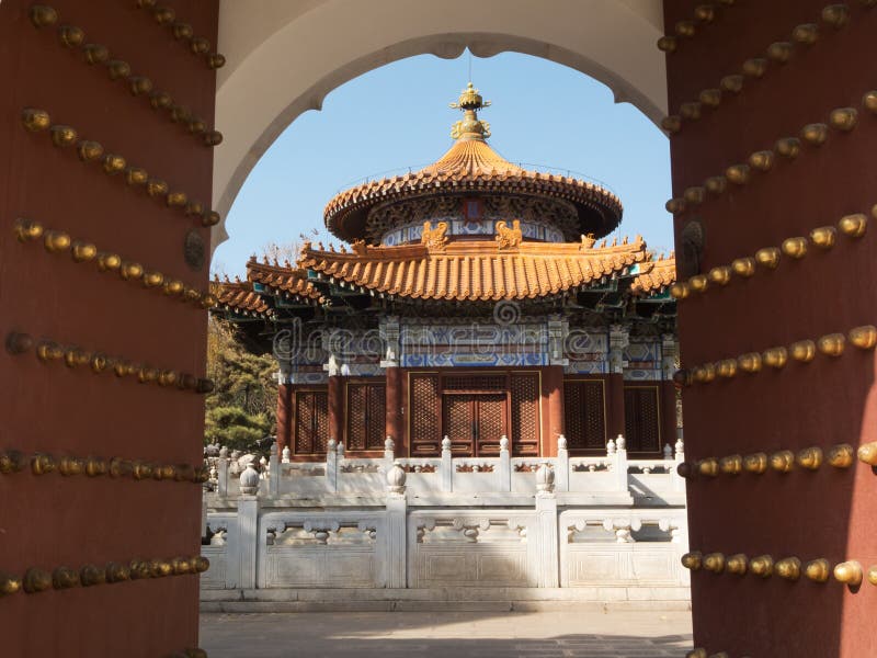Chinese pavilion stock image. Image of building, landscape - 22592067