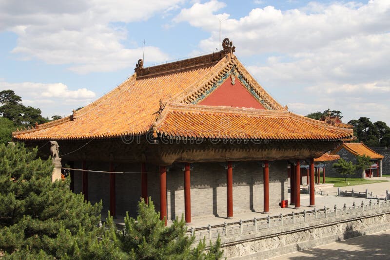 Chinese pavilion buildings stock photo. Image of dynasty - 9785492