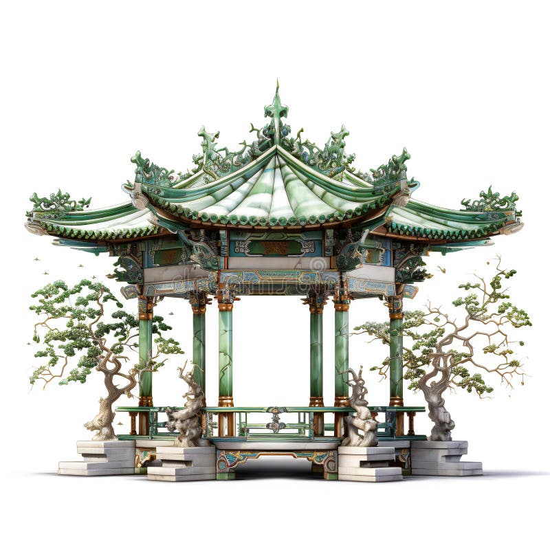 Chinese Pavilion Stock Illustrations – 3,114 Chinese Pavilion Stock ...
