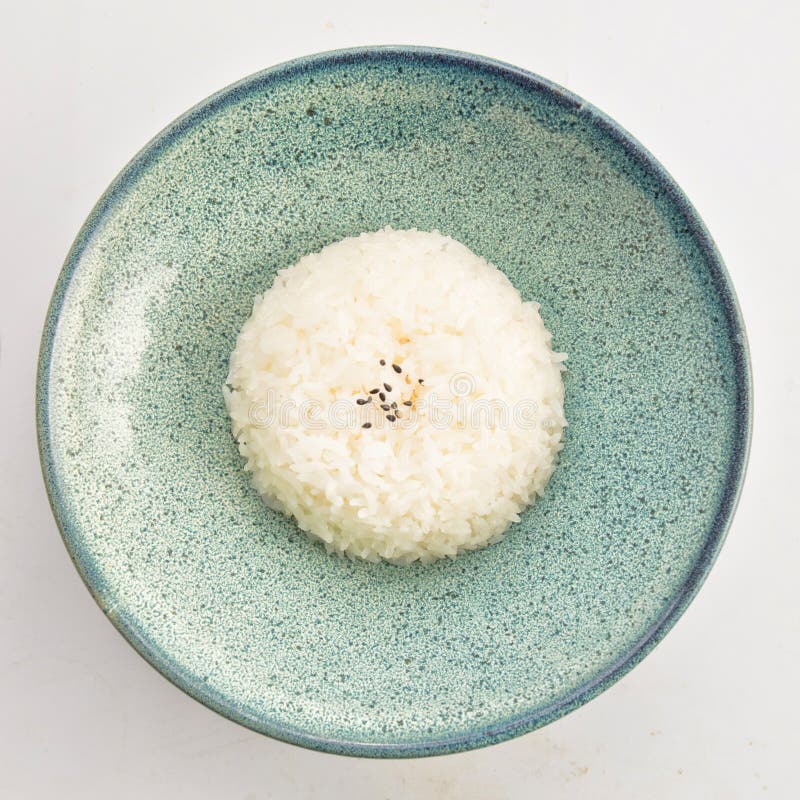 Chinese plain cooked rice stock photo. Image of food - 248184062