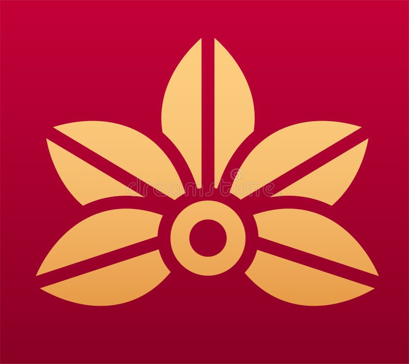 Chinese Plant Decorative Element. Chinese Traditional Floral Pattern ...