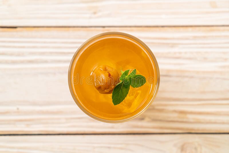 Chinese plum juice stock photo. Image of cool, mixed - 175253546