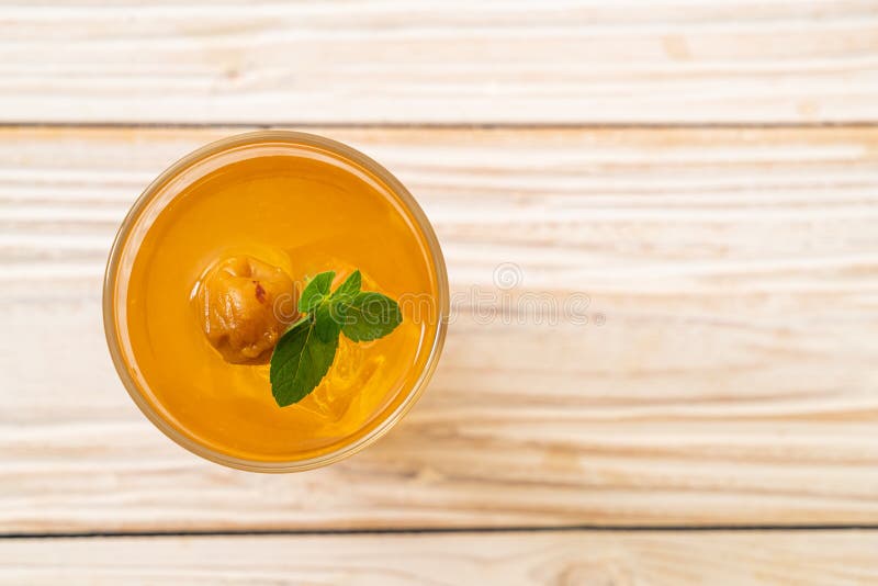 Chinese plum juice stock photo. Image of delicious, asian - 175581780
